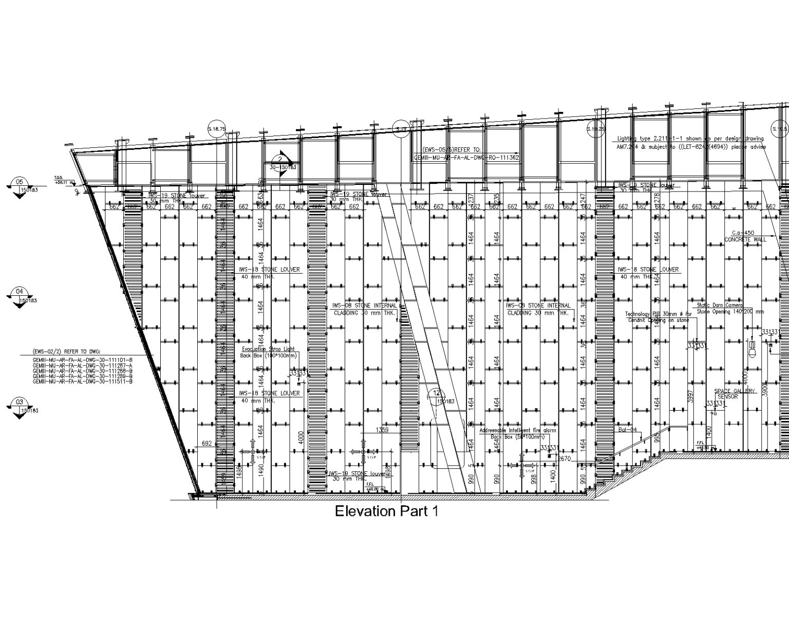 The Grand Egyptian Museum-Stone/Marble shop drawing – AIGdesigns.com