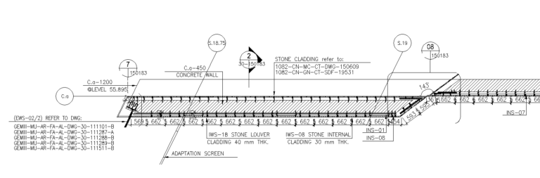The Grand Egyptian Museum-Stone/Marble shop drawing – AIGdesigns.com