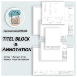 Architecture AutoCAD title block and annotation – AIGdesigns.com